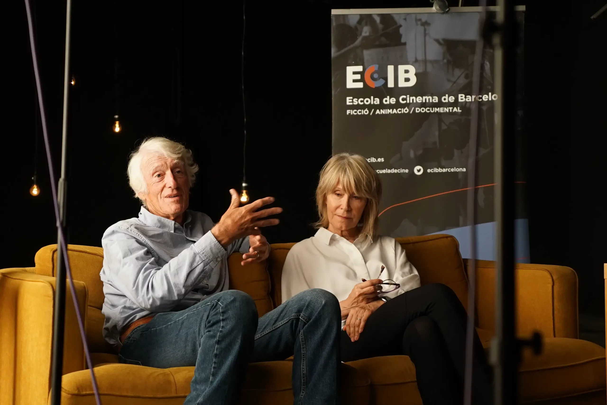 Roger y James Deakins visitan ECIB | ECIB